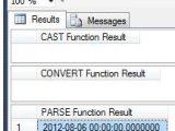 New Parse Function In Sql Server 2012