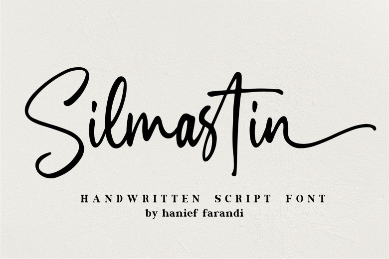 Silmastin Handwritten Script Font Download Fonts silmastin-handwritten-script-font-download-fonts