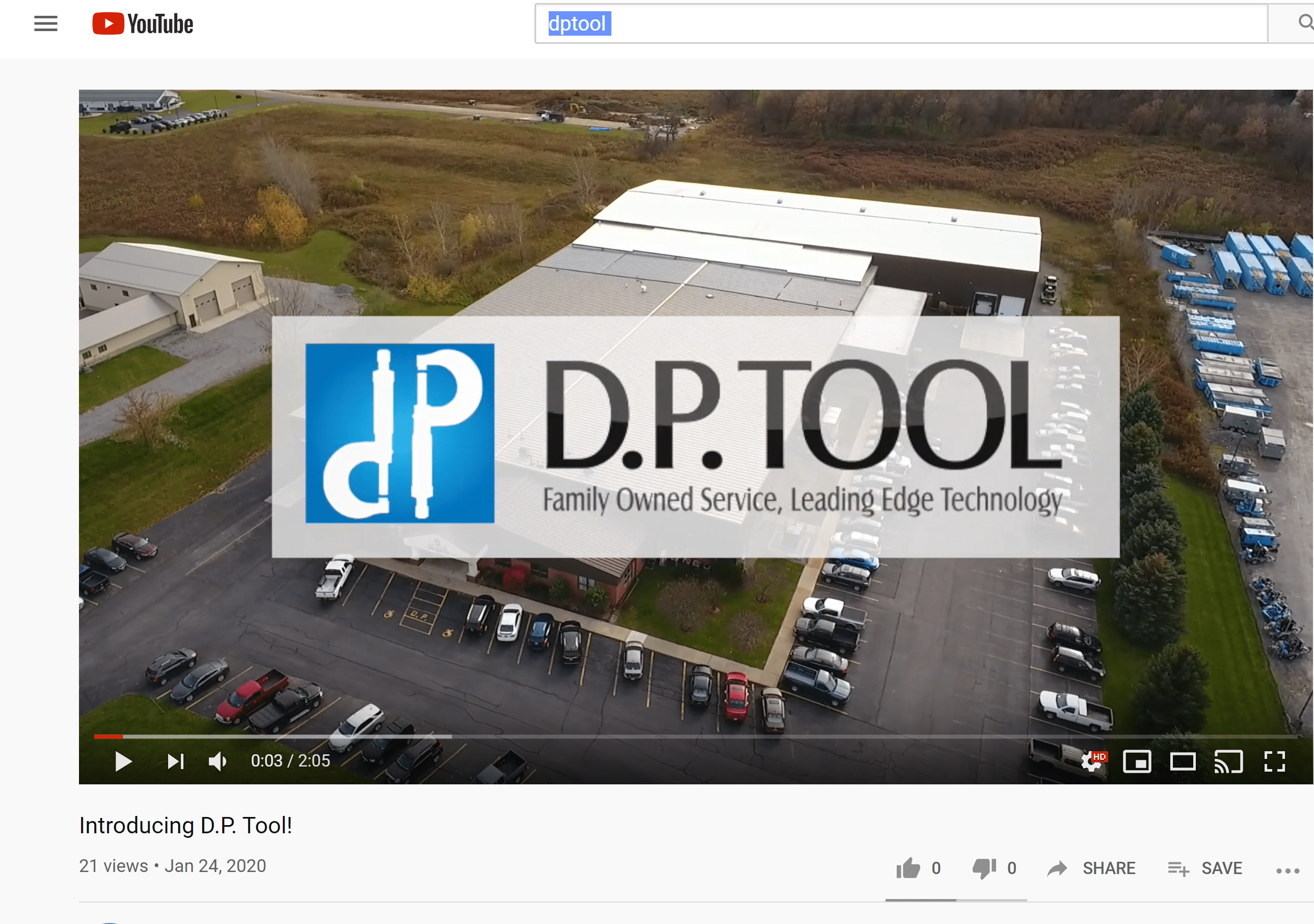 New Tour Video - D.P. Tool