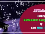 Brilliant Mathematics Assignment Help By Industry Experts Usa
