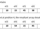 Input 10 Numbers In 1d Array And Insert A Number At The Given Position