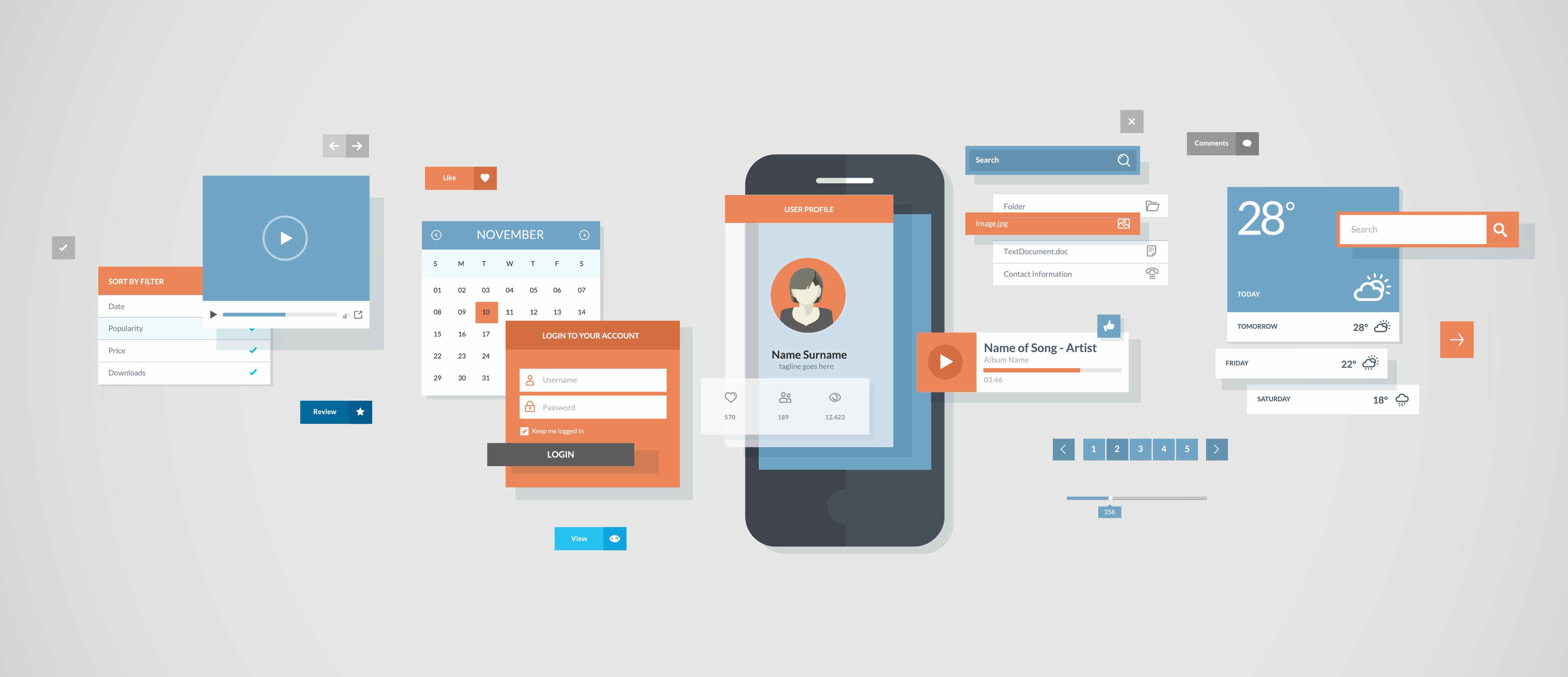Materialdesign Drouiz