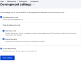 Twig Debugging Caching Settings Added To Administrative User