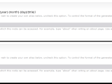 Preview What The Structure Of The Url Is Going To Be When Creating A