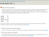 Exclude Node Title Css Drupal Org
