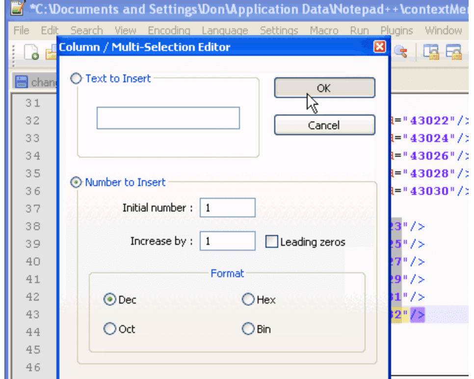 How To Use Column Mode In Notepad Like A Pro Dunebook How To Use Column Mode In Notepad Like A Pro Dunebook