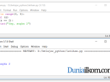 Aturan Dasar Penulisan Kode Program Python Duniailkom