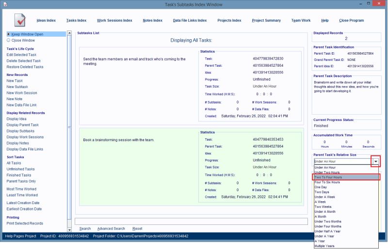 Using The Task S Subtasks Index Window - Best City Photos in Ultra HD