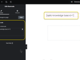 Knowledge Base Shortcode Block Echo Knowledge Base