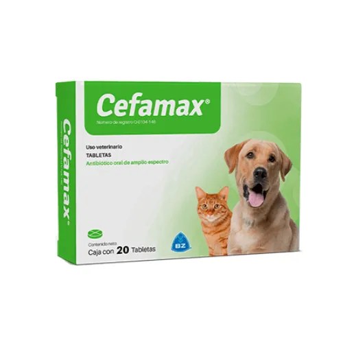 Cefamax Antibiotico para Perros y Gatos - Eco Vet