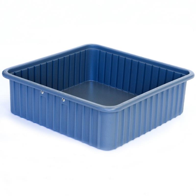 Plastic Bins with Dividers 20.125 X 20.125 X 6.1875 - Engineered ...