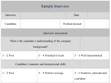 Sample Interview Fillable Pdf Form Editable Pdf Forms