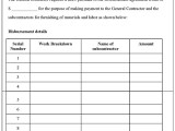 Construction Draw Request Template Excel Prntbl