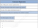 Contractor Registration Fillable Pdf Form Editable Pdf Forms