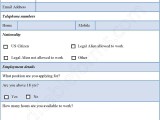 Simple Employment Application Format Fillable Pdf Form Editable Pdf Forms