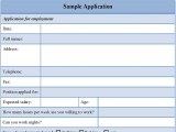 Sample Application Forms Editable Pdf Forms