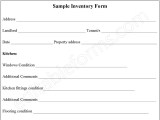 Sample Inventory Form Editable Pdf Forms