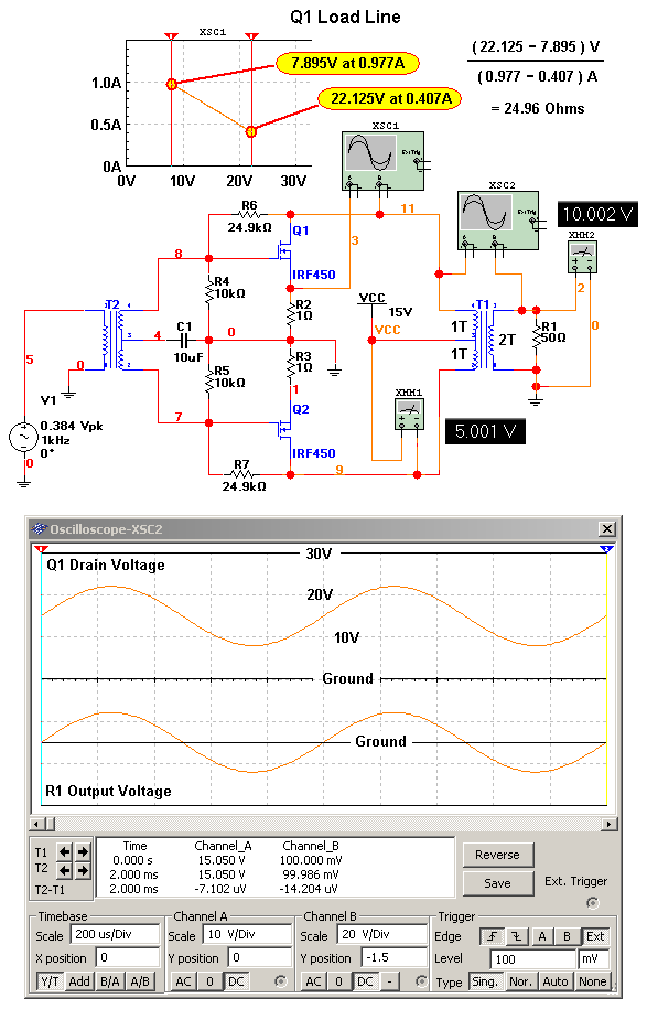 Push Pull Amplifier Circuit Design - Circuit Diagram