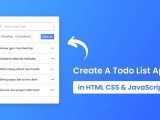 How To Make A Todo List App Using Html5 Css3 Javascript