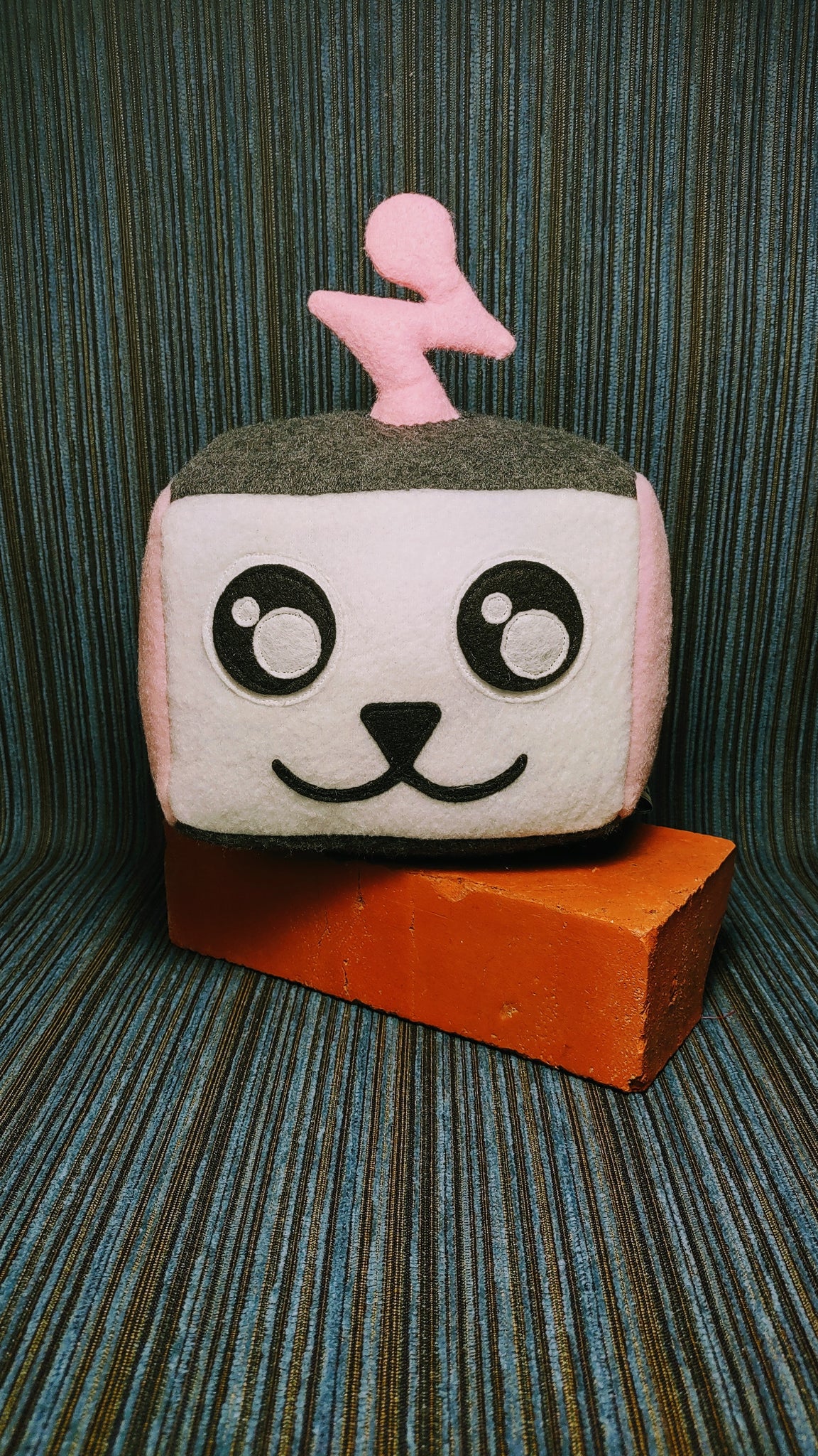 Pawsitively Hissterical Plush Bot Eelmonkey Art