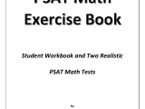 Psat Math Exercise Book Student Workbook And Two Realistic Psat Math
