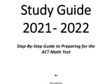 Act Math Study Guide Step By Step Guide To Preparing For The Act Math