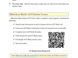 Act Math Study Guide Step By Step Guide To Preparing For The Act Math