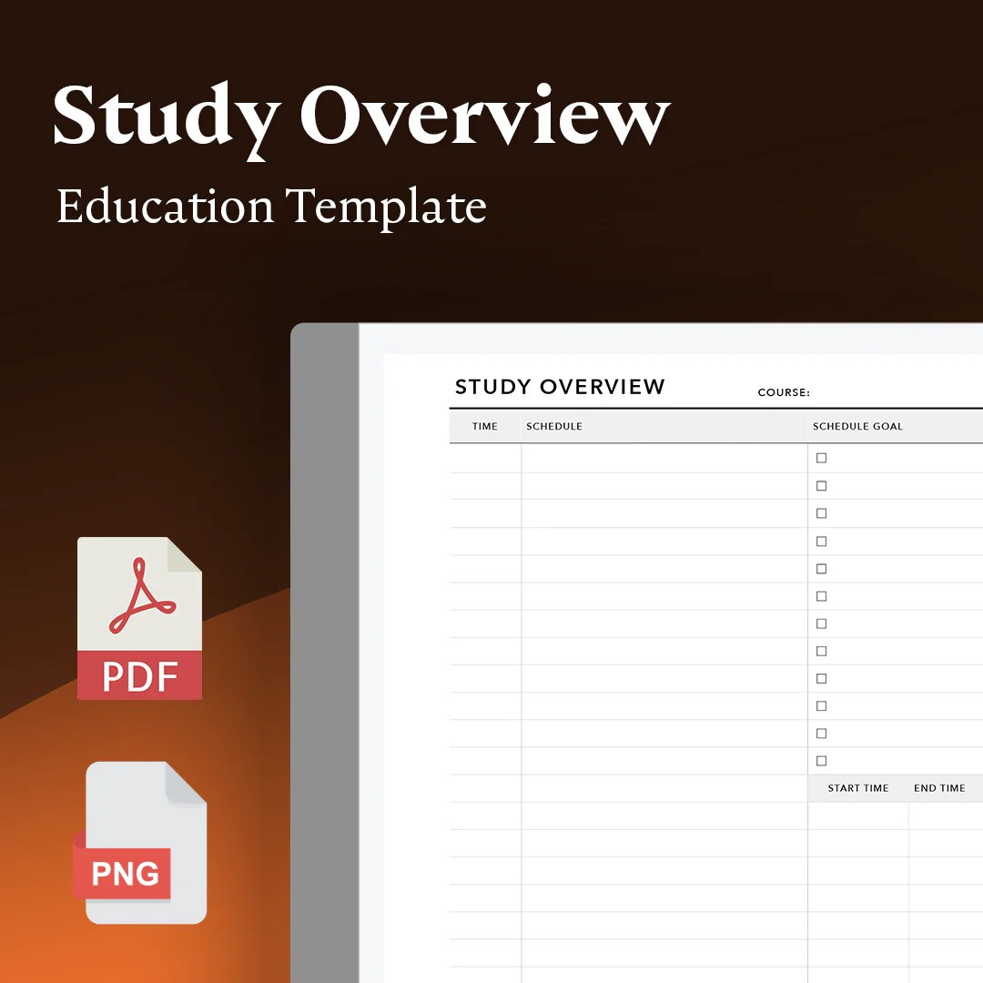 Remarkable Templates Study Overview Einkpads