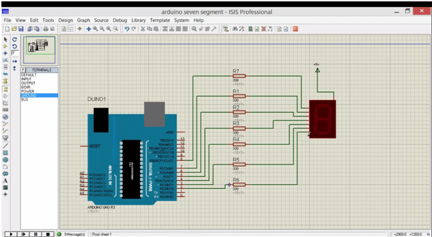 Arduino Common Anode and Common Cathode seven segment display