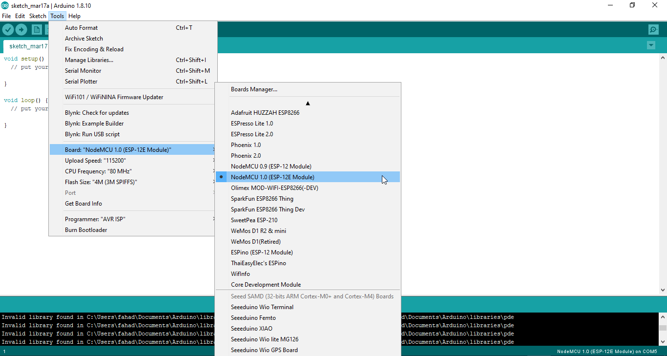 Nodemcu ESP8266 Arduino IDE Board Manager URL Link Installation and ...