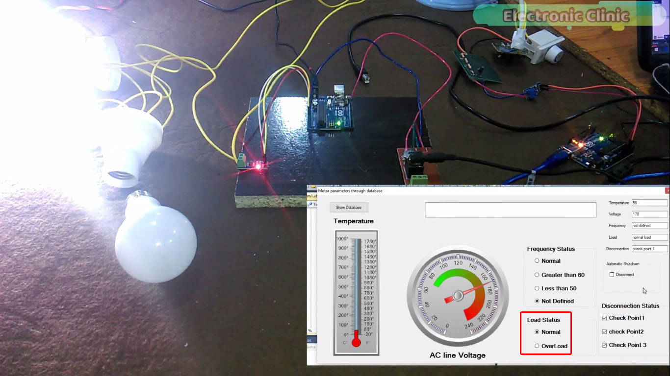 DIY Mains frequency meter for 110/220Vac using Arduino
