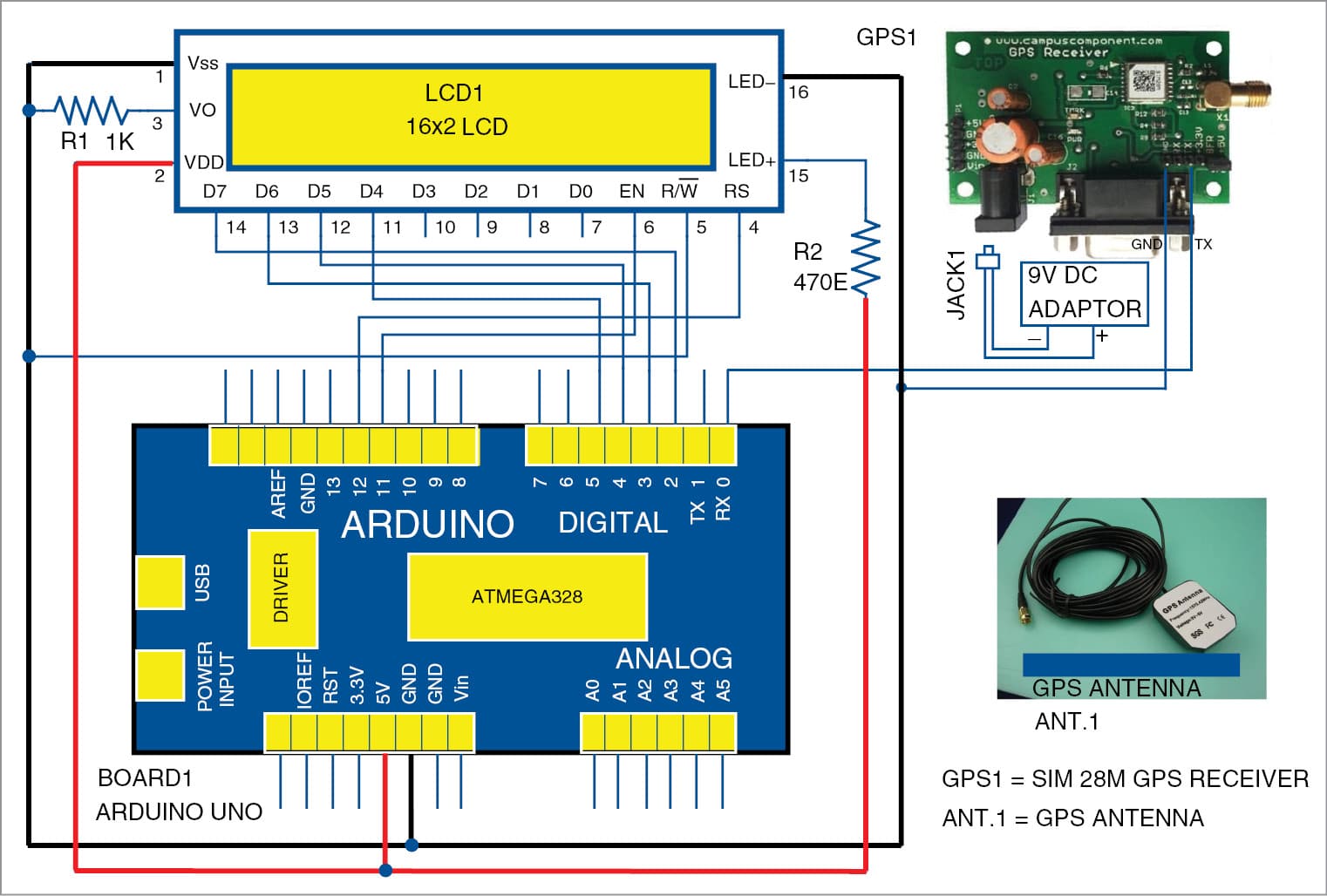 Digital Clock Circuit Diagram Using Arduino - Circuit Diagram