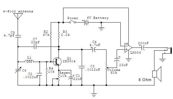 Am Receiver Circuit Diagram With Explanation