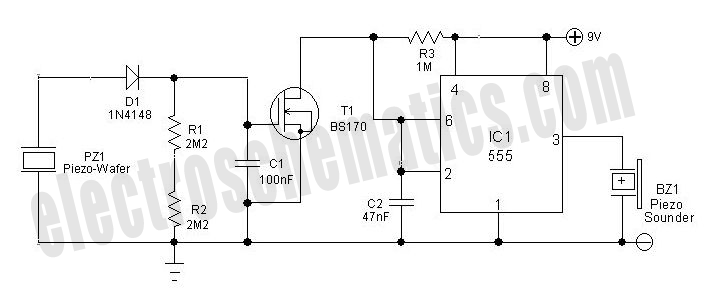 Pressure Sensor Simple Circuit Diagram