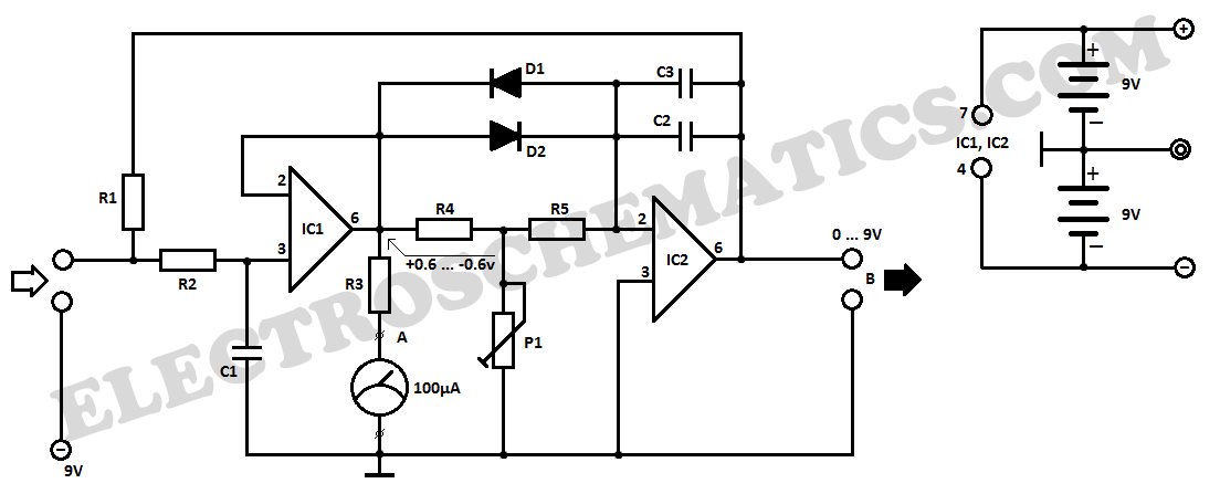 Circuit Diagram Of Portable Lie Detector - Circuit Diagram