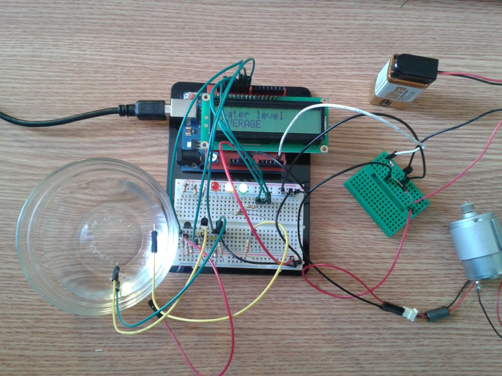 Circuit Diagram Of Water Level Indicator Using Seven Segment Display