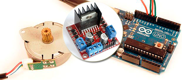 Stepper Motor Driver Circuit Arduino - Circuit Diagram