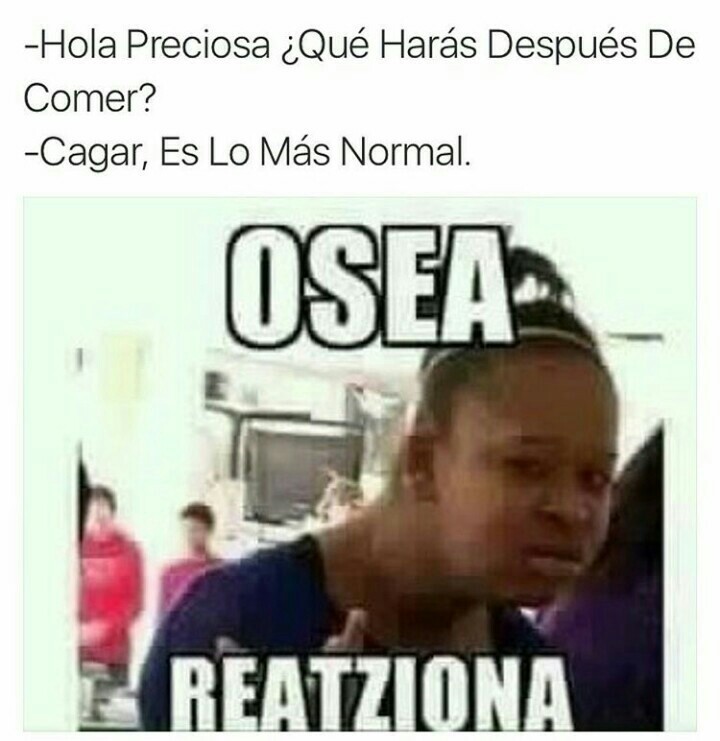 ¡Osea reatziona! Mira la nueva imagen de la protagonista del meme que ...