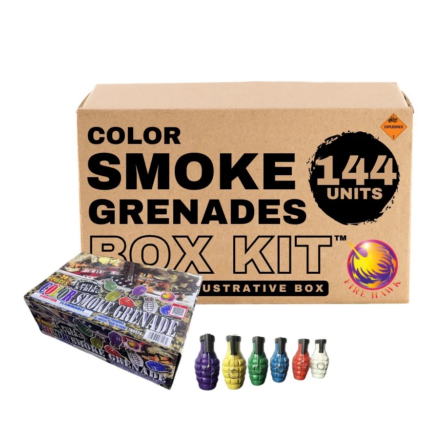 Pull String Color Smoke Grenades Assorted Smoke At Elite Fireworks