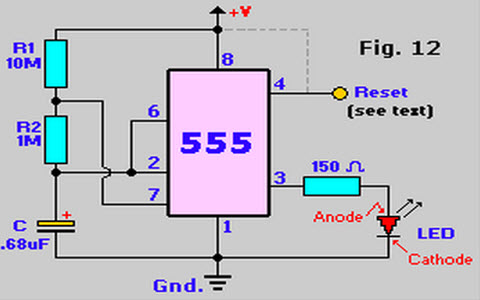 Use Of Ic 555 Timer Circuits - Circuit Diagram