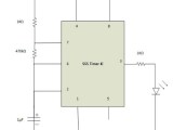Making Of Flashing Blinking Led Circuit Diagram Using 555 Timer Ic