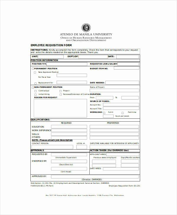 New Staff Requisition Form Employeeform new-staff-requisition-form-employeeform