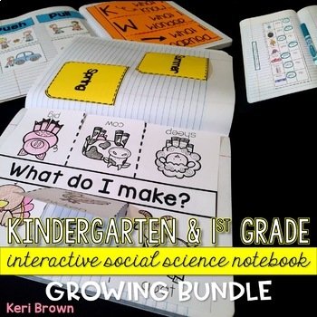 Science Interactive Notebook: Kindergarten Science / First Grade ...