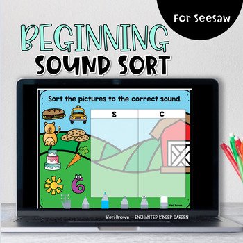 Beginning Sound Sort | Seesaw Activities – Enchanted Kinder Garden