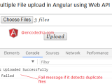 How To Upload Multiple Files In Angular Using Web Api