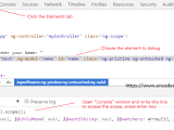 How To Debug Angularjs Apps From A Browser S Console Update Or Change
