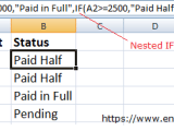 How To Use If And Nested If Function In Excel