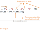 How To Remove Commas From Array In Javascript