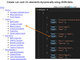 Create Ul And Li Tags Dynamically Using Json Data And Jquery