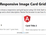 How To Create Responsive Image Cards Using Css Grid